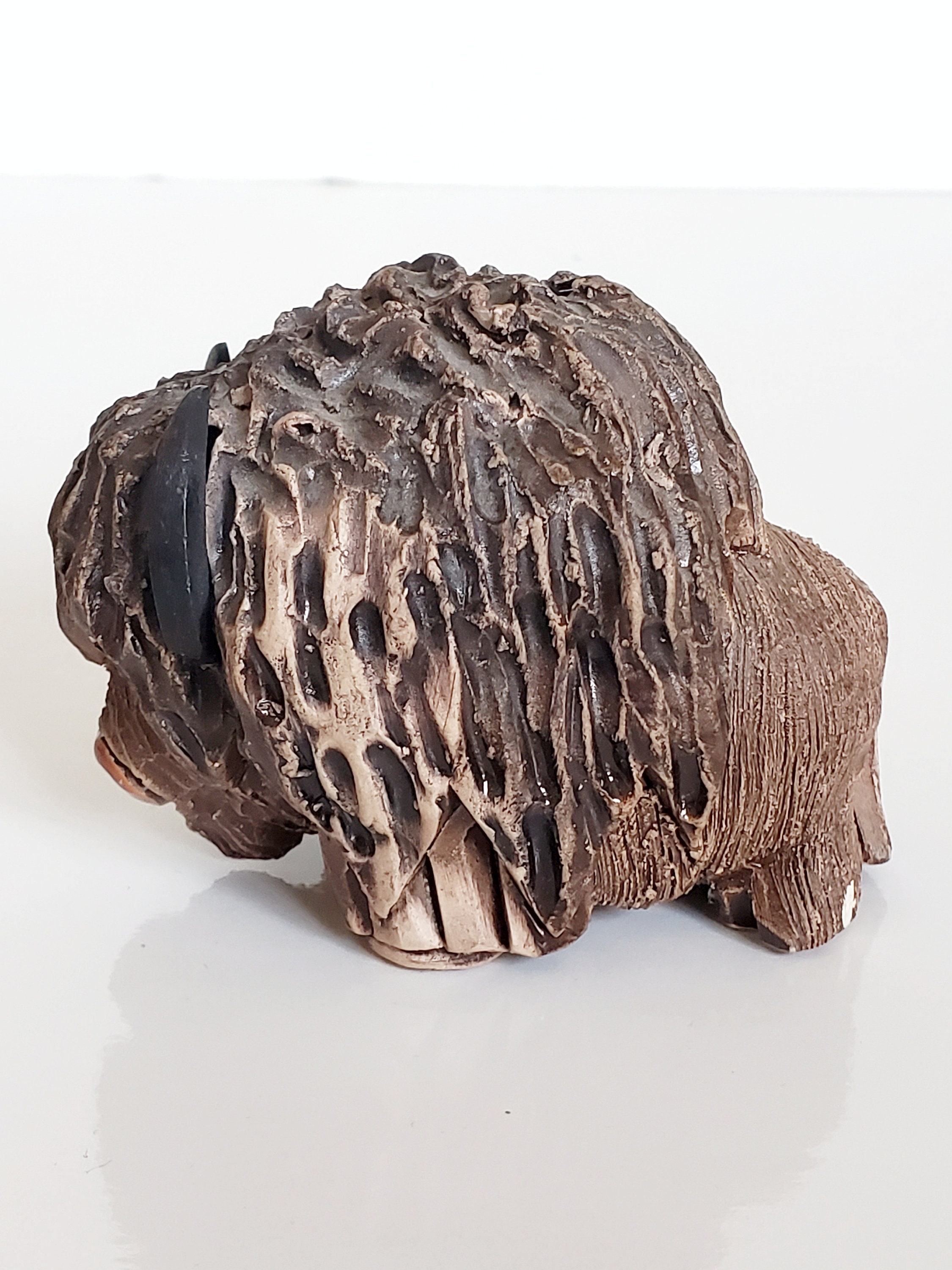 Artesania Rinconada Bison Figurine Carved Clay Buffalo - Etsy