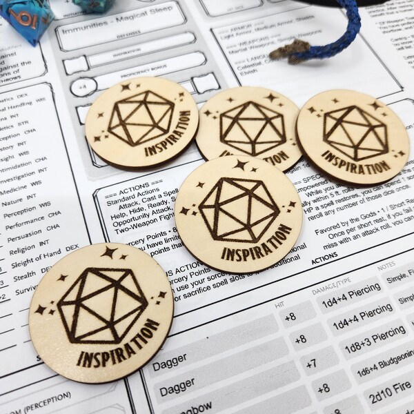 Inspiration Tokens - Etsy