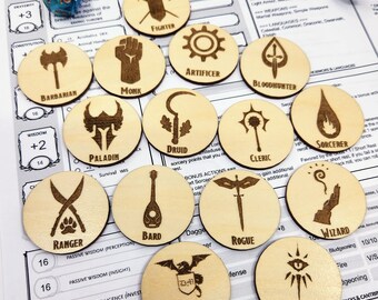Dnd Class Set - Etsy