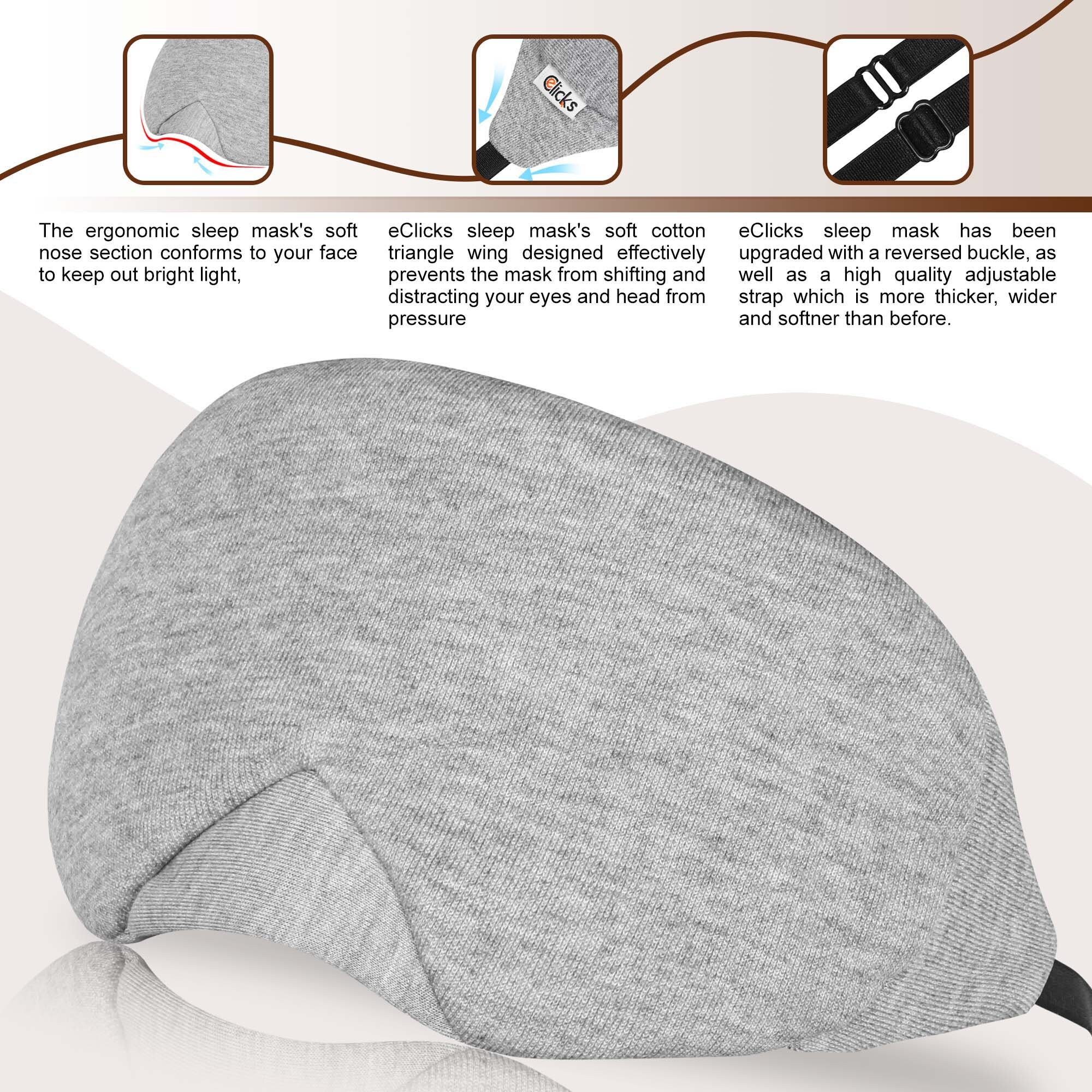 Sleep Eye Mask for Men & Women Eye Cover Unisex Night Mask Breathable ...