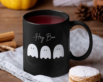 Hey Boo Coffee Mug - Etsy