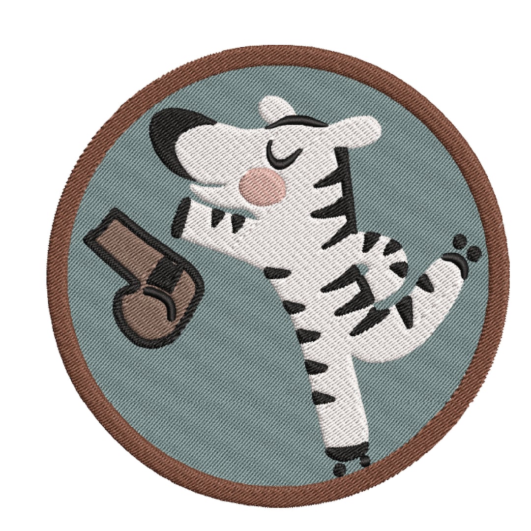 Roller Derby Zebra Patch, Roller Derby Referee, Roller Derby Iron on ...