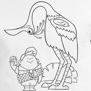 up coloring pages kevin