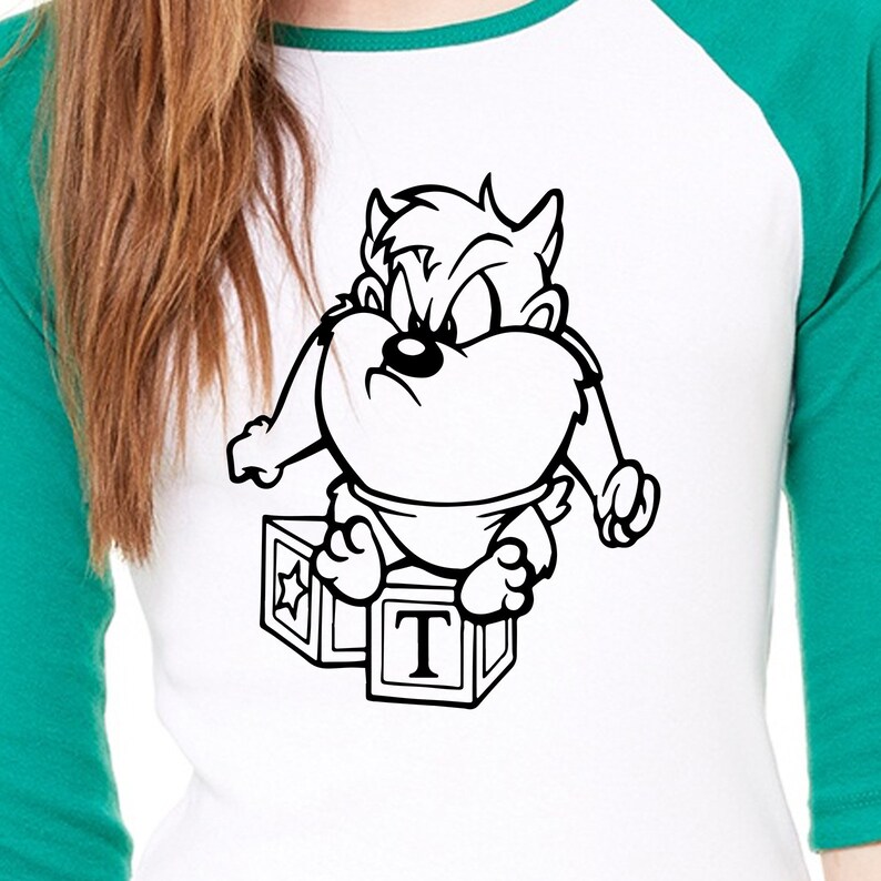 Baby Taz Cut Files Cricut Silhouette Cameo Svg Cut Files | Etsy