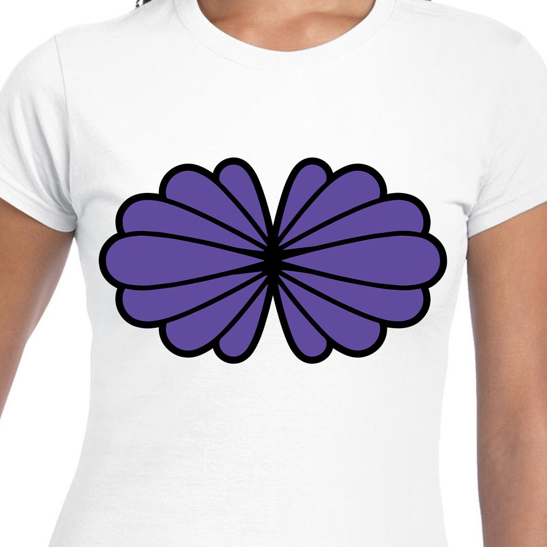 Ariel Seashells Digital Cut Files | Cricut | Silhouette Cameo | Svg Cut ...