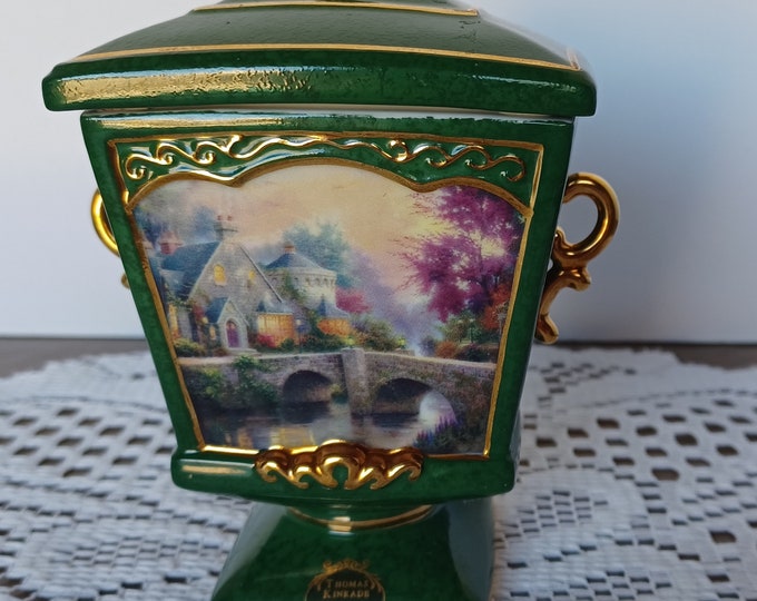 Thomas Kinkade Music/trinket Box Vintage Lamplight Manor Heirloom ...