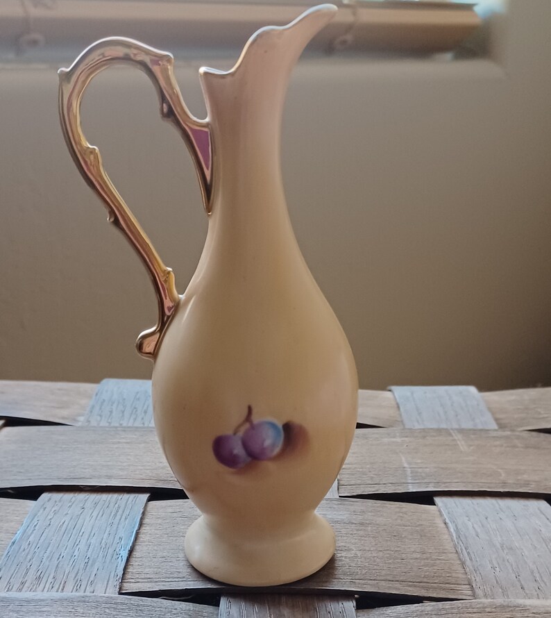 Small Vintage Lefton Hand Painted Pitcher/collectible - Etsy