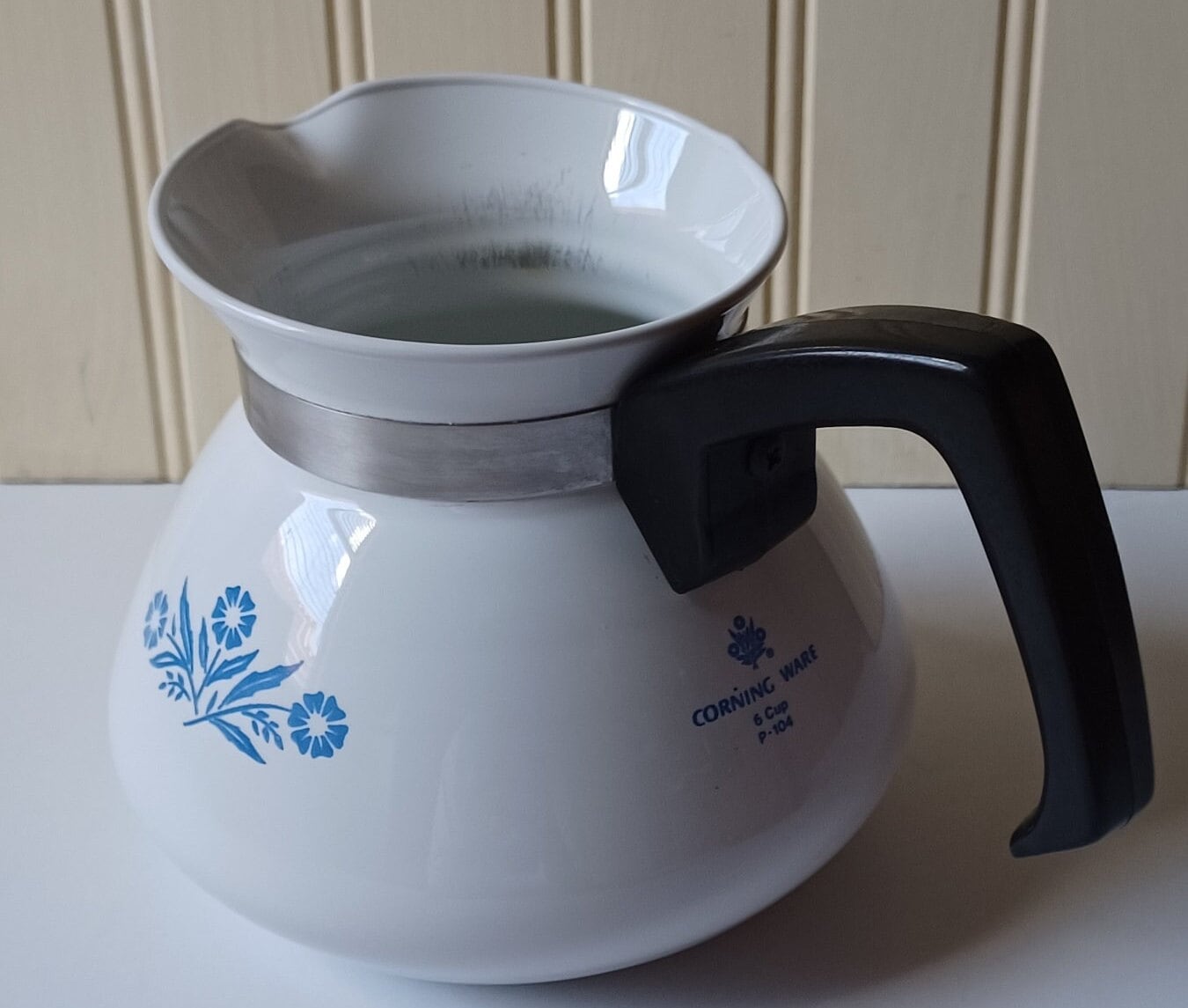 Corning Ware Teapot Blue Cornflower Vintage 6 Cup P-104 - Etsy