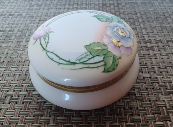 Antique Porcelain Powder Box with Lid Bavarian ZS&Co … - Gem