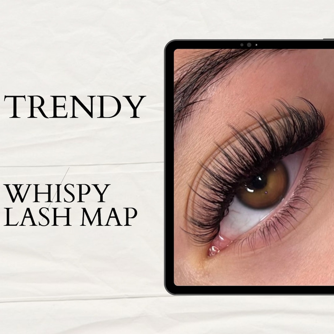 Lash Map Whispy Lash Mapping - Etsy