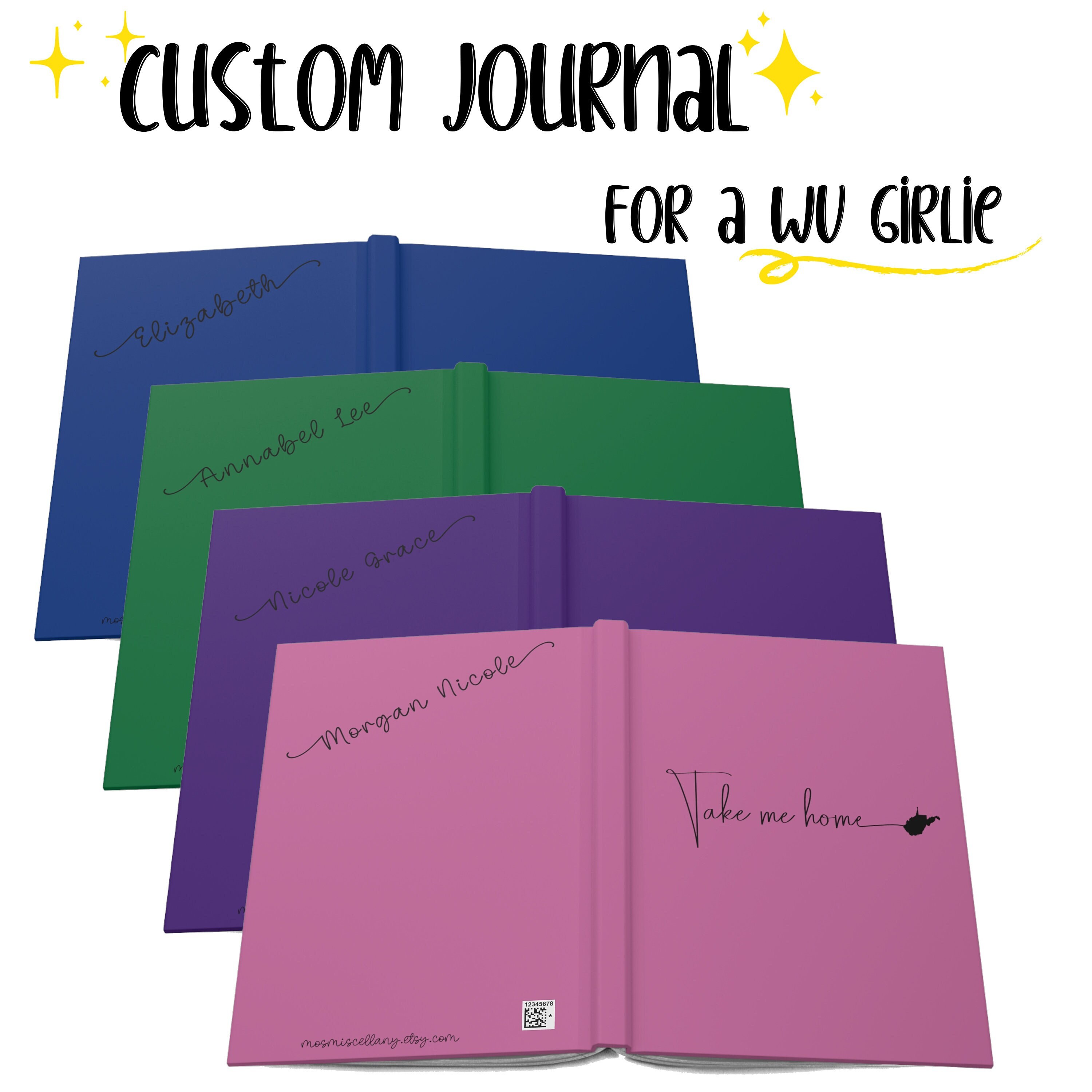 Custom West Virginia Journal, West Virginia, WV Journal, WV Notebook ...