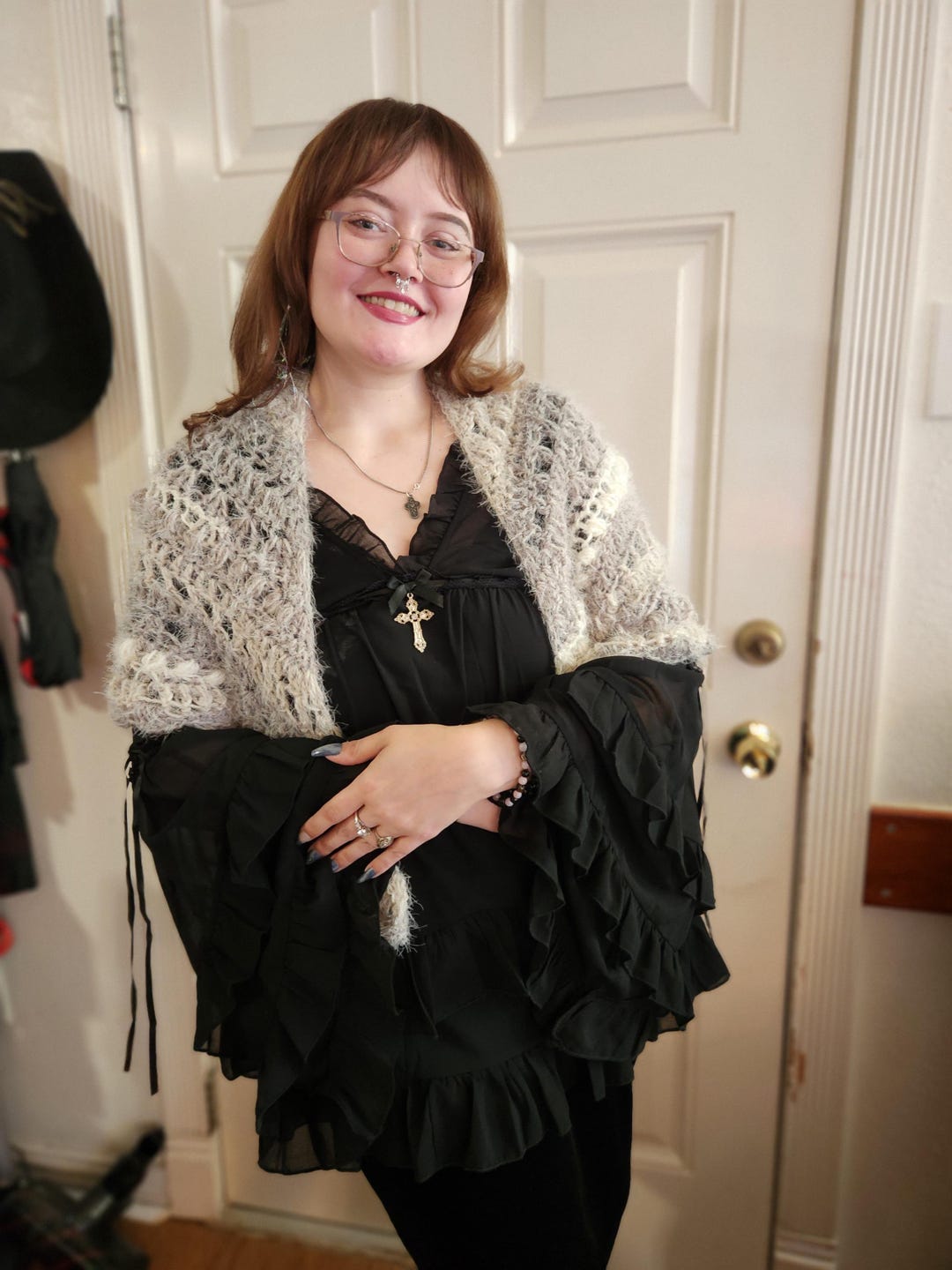 The Puffley-ruffley Granny Shawl - CROCHET PATTERN ONLY - Etsy