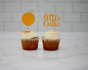 Orange Fruit Cupcake Topper - Etsy