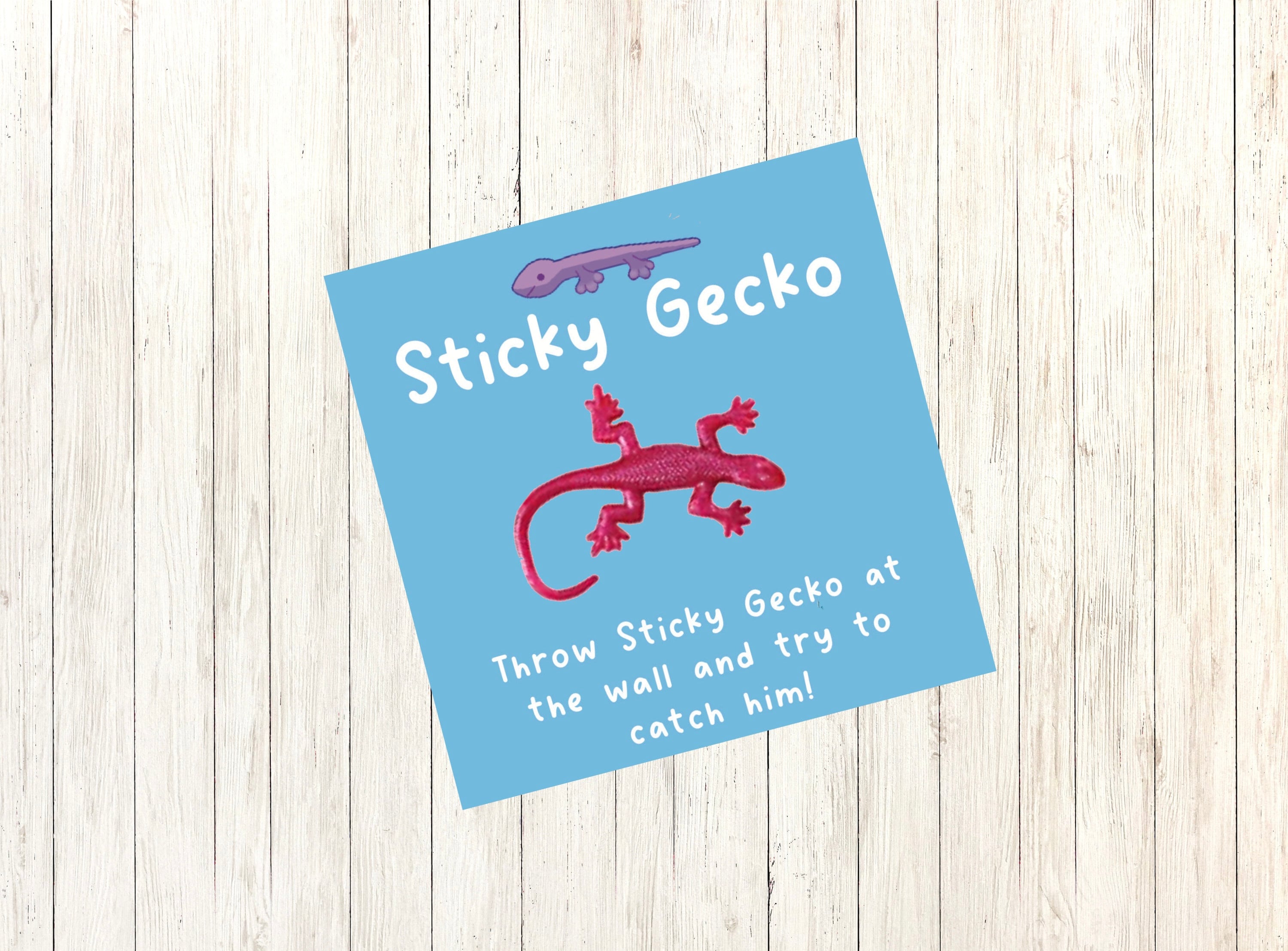 Sticky Gecko Bluey Inspired Gecko Party Favor Digital - Etsy Australia