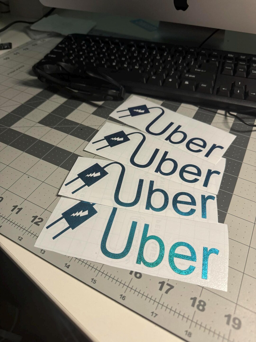 Uber Electric Car Sticker - Show Your Eco-friendly Ride - Etsy
