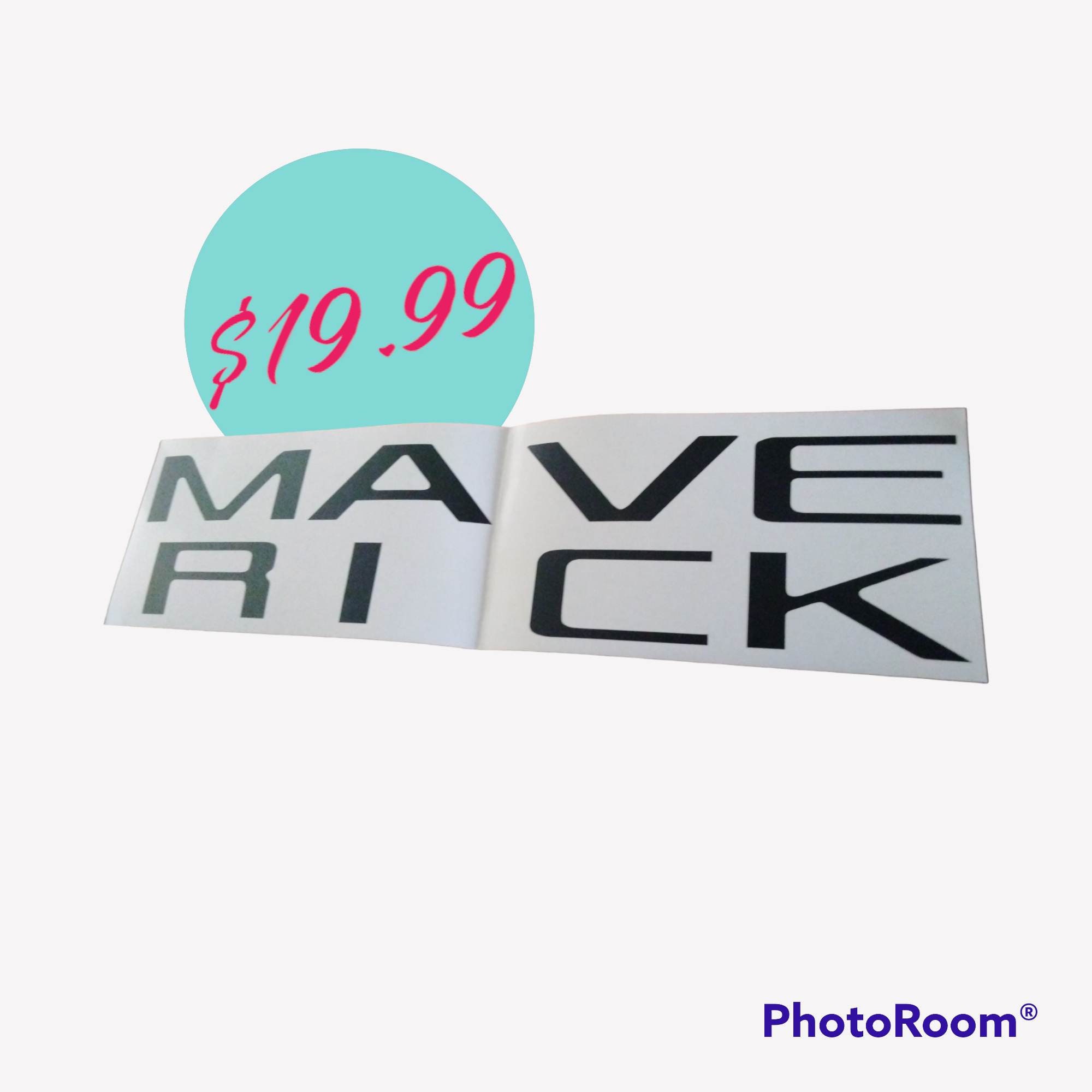 2022 Maverick Tailgate Lettering - Etsy