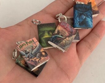 Set of Harry Potter Polymer Clay Book Charms With BONUS - Etsy
