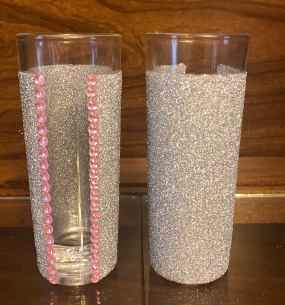 Glitter Shot Glasses - Etsy