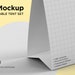 Table Tent Card Mockup, Tent Card Menu Mockup, Table Menu Template ...