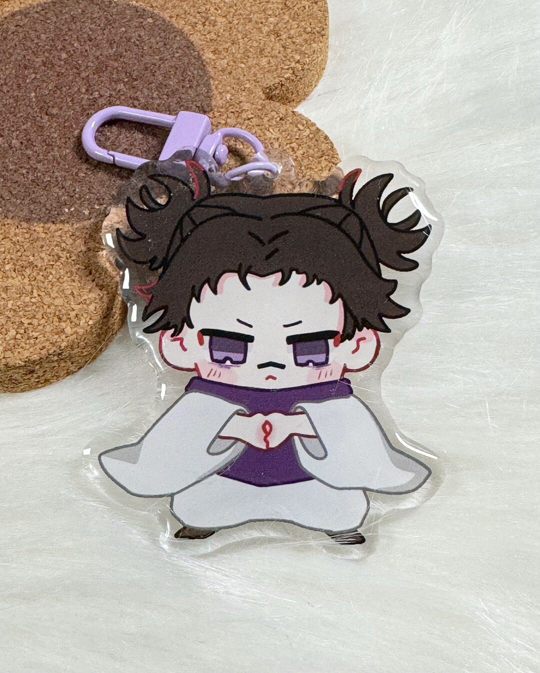 Blood Manipulation Chibi Acrylic Charm / Keychain / Kawaii / Anime ...