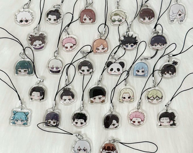 Jjk Minifig Keychains - Etsy
