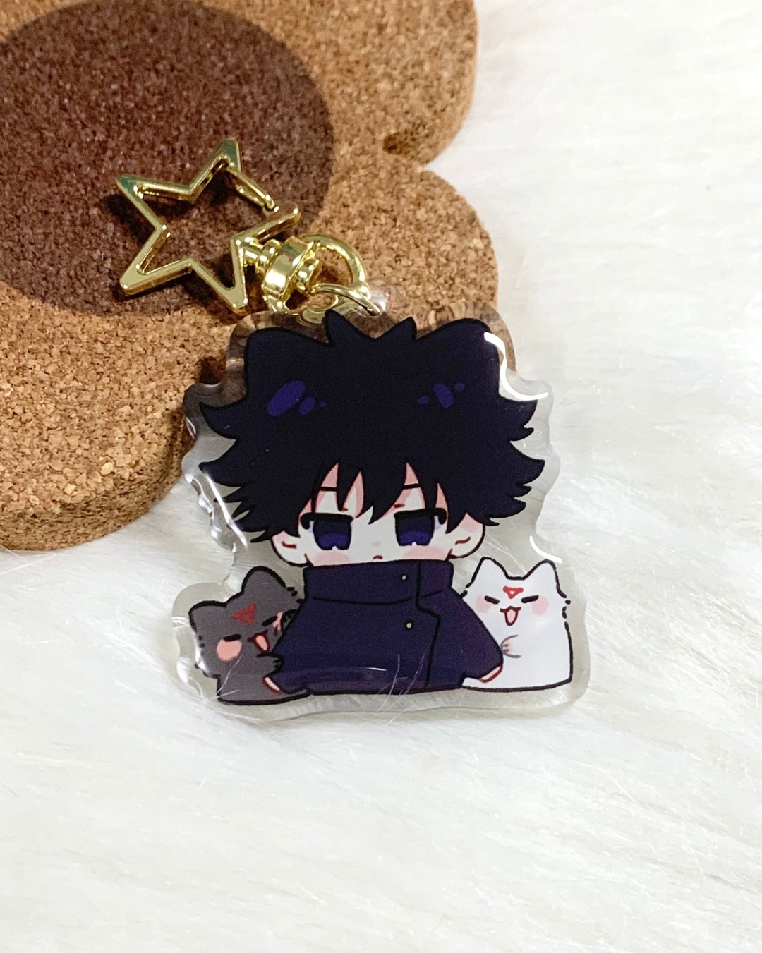 Cursed Sorcerer 2" Acrylic Keychain / Epoxy Charm Double Sided / Anime ...