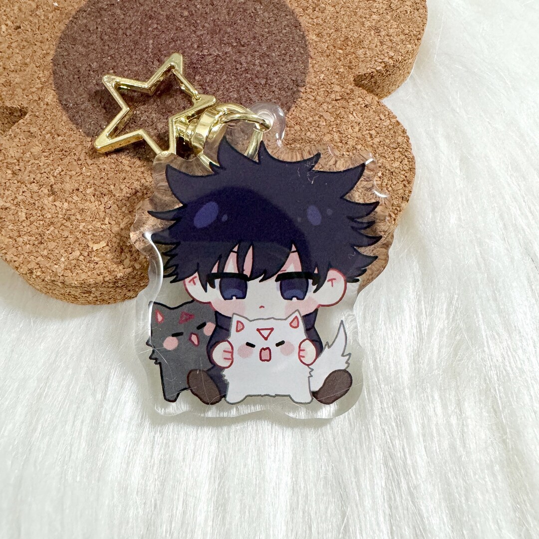 Cursed Sorcerer 2" Acrylic Keychain / Epoxy Charm Double Sided / Anime ...