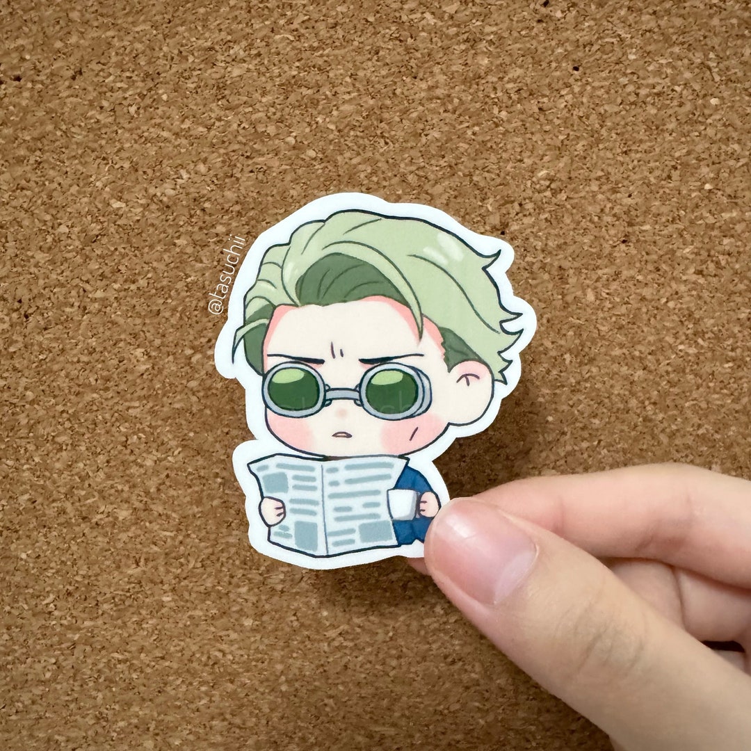 Grumpy Morning Coffee Anime Vinyl Stickers / Die Cut / Glossy Vinyl ...