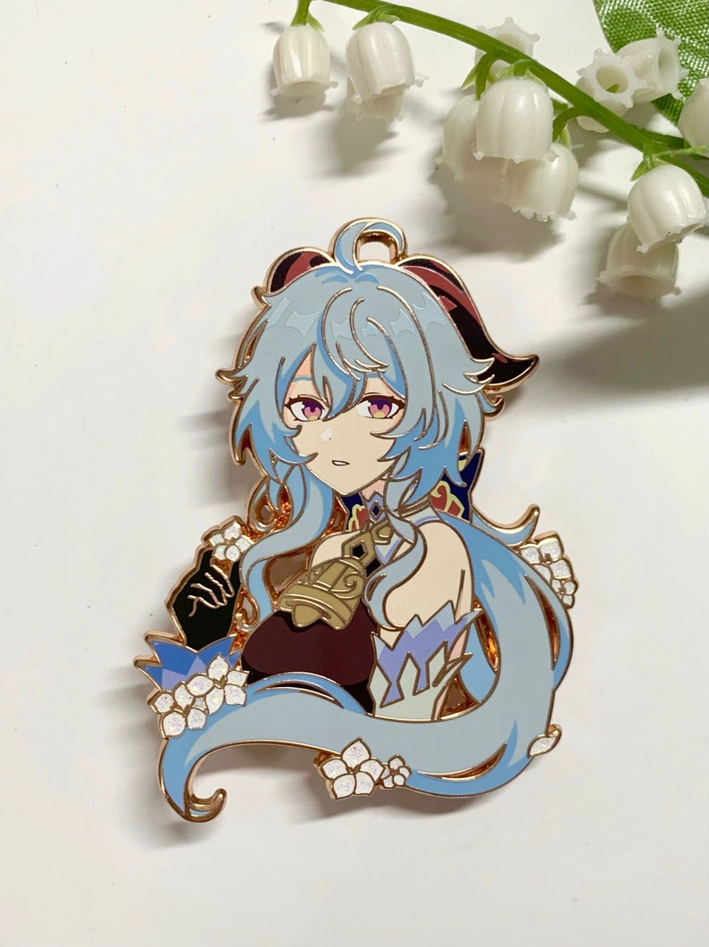 Ganyu Genshin Impact Hard Enamel Pin - Etsy