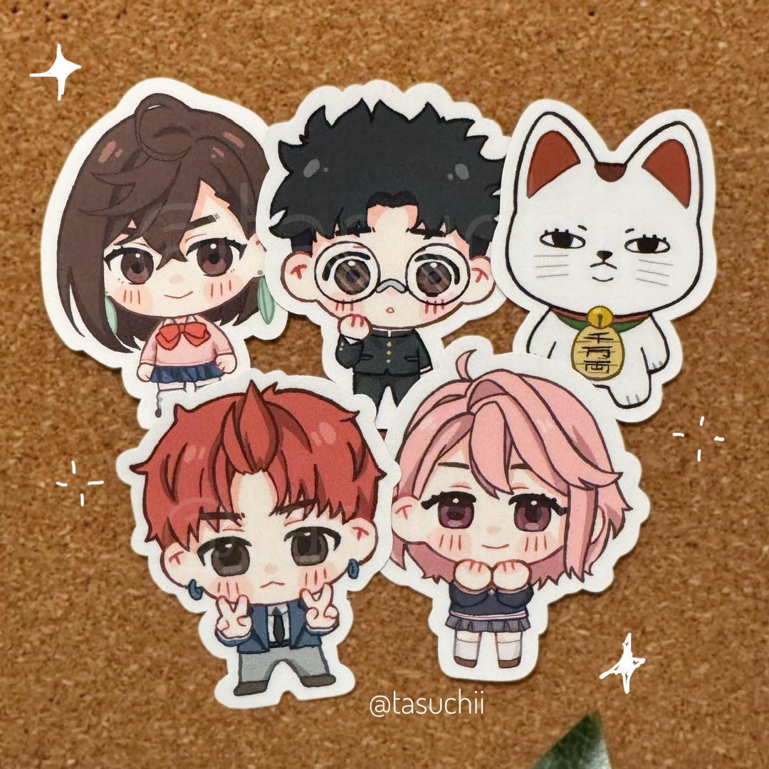 Aliens and Spirits Anime Sticker | Cute | Laptop Sticker | Decals ...