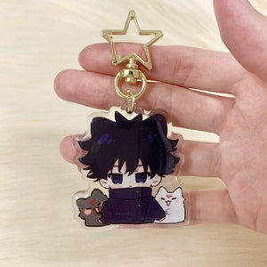 Cursed Sorcerer 2" Acrylic Keychain / Epoxy Charm Double Sided / Anime ...