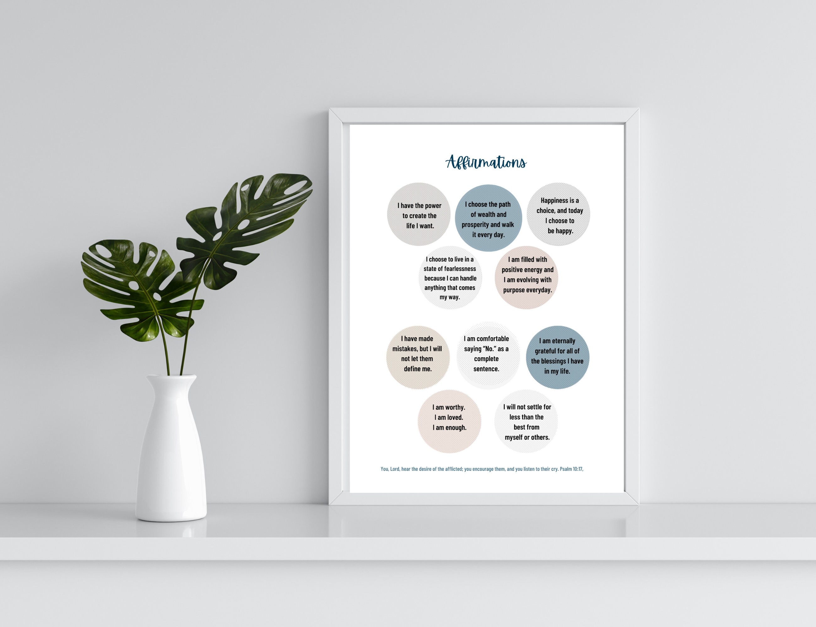 Vision Board Planner | Goal Worksheet | Action Plan | Affirmations ...