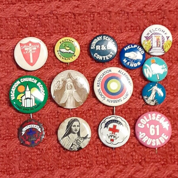 Sunday School Pins Buttons - Etsy