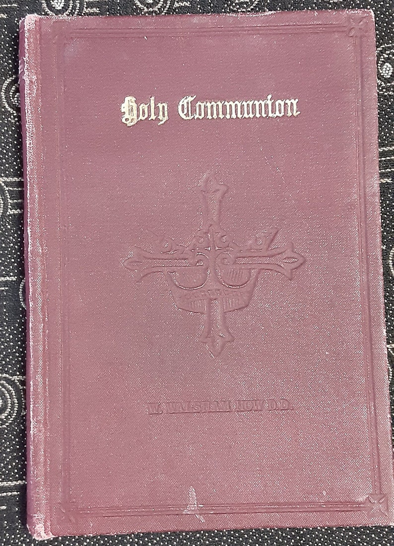 Antique Vintage Holy Communion Preparation and Companion Book ~ 1922 ...