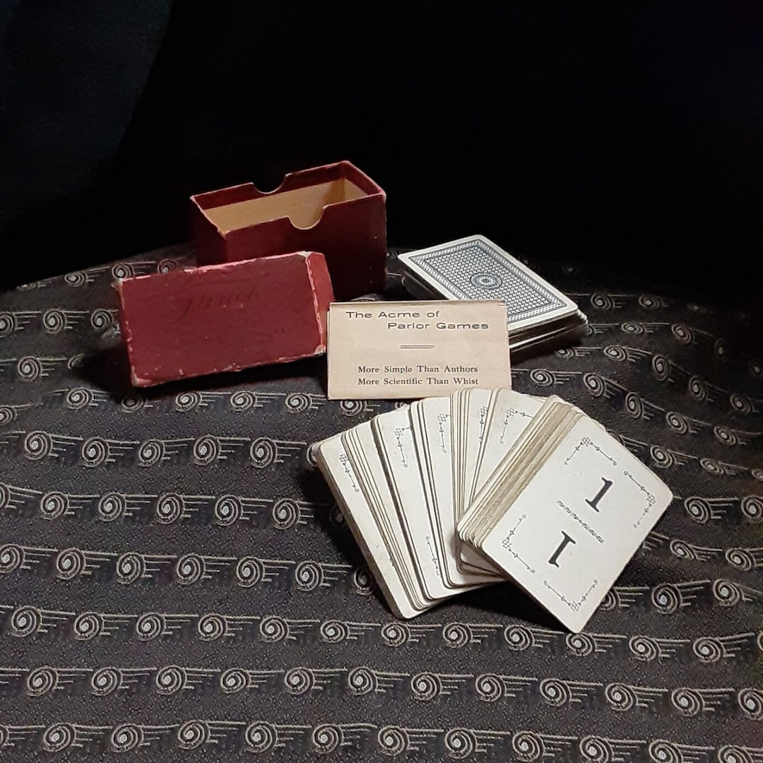 Flinch Card Game With Box and Instructions 1913 the Acme - Etsy