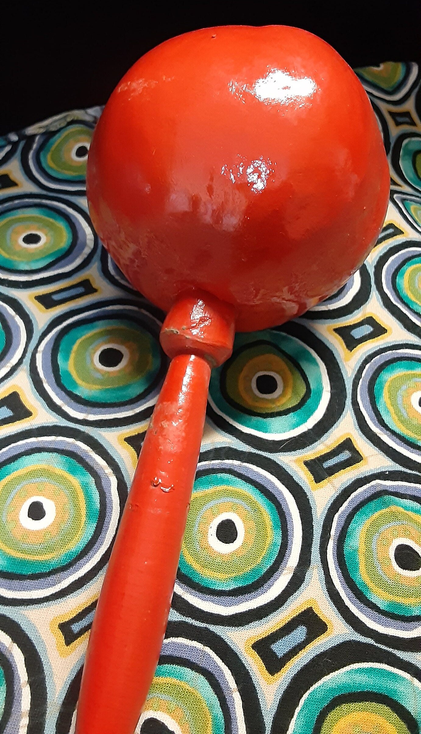 THREE Colorful Real Gourd Maracas Hand Painted Fun Musical Instruments ...