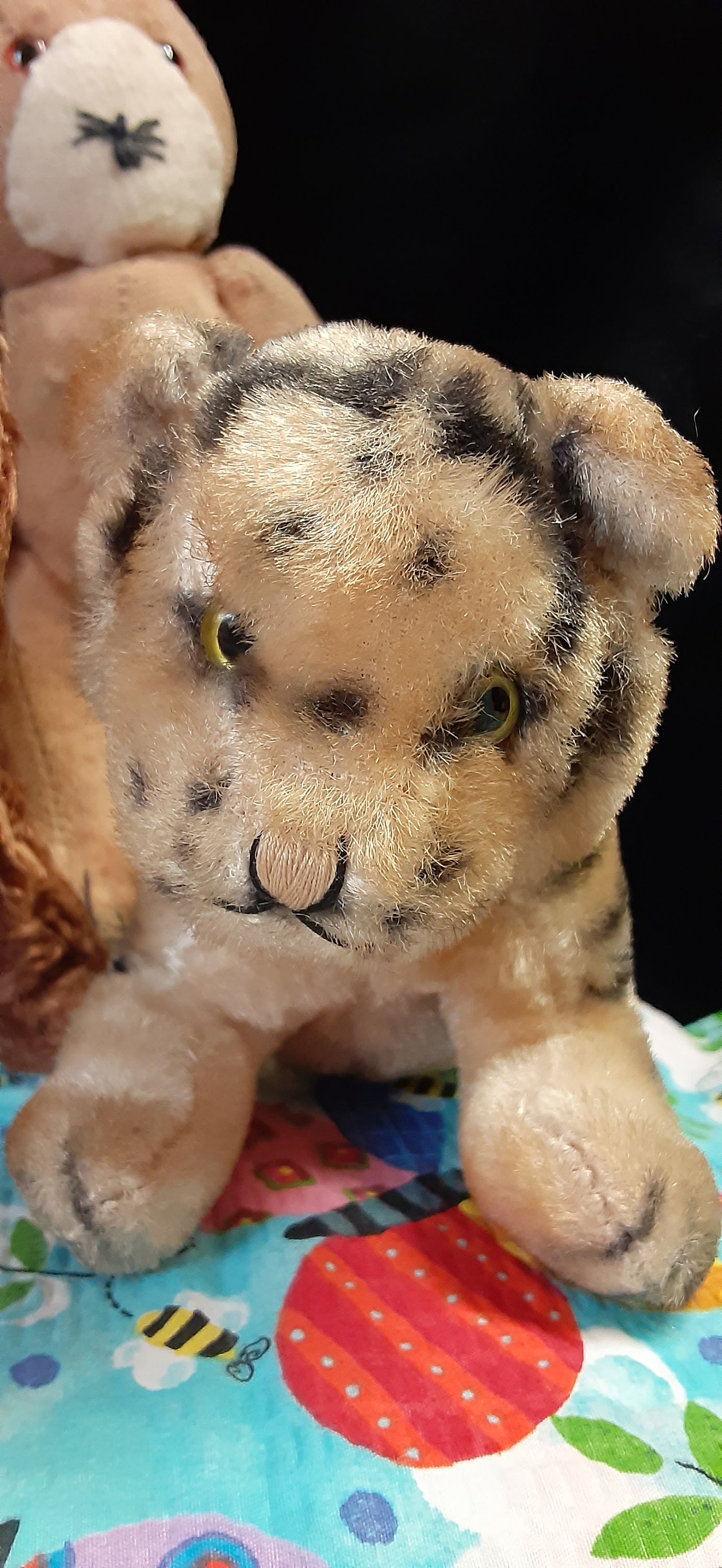 Collection of Three Best Friends: Bear, Tiger and Monkey Mohair With ...