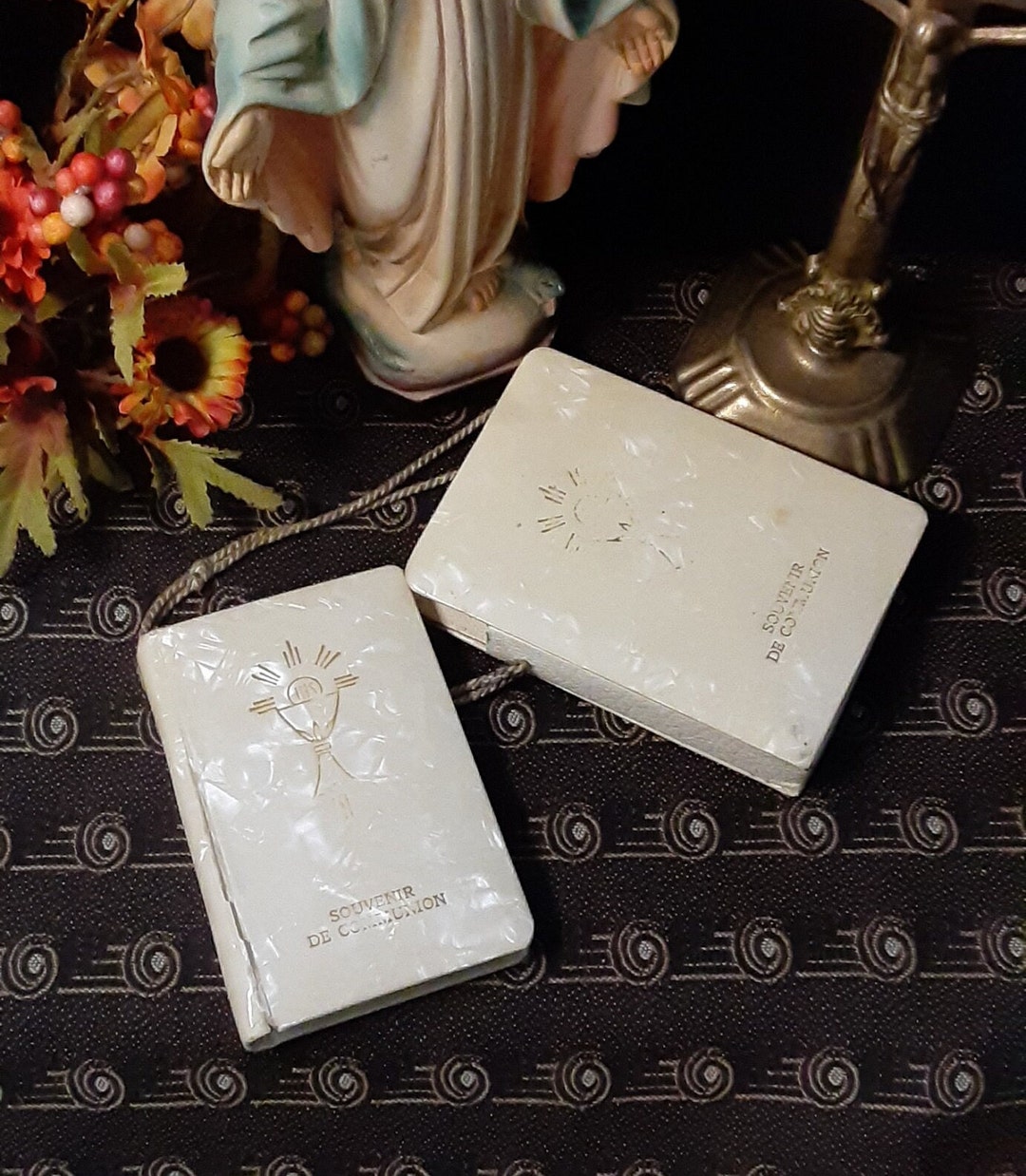 French Catholic Prayer Book ~ First Communion Gift ~ Souvenir De ...