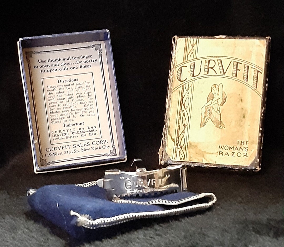 Curvfit the Woman's Razor Vintage With Box and Pouch Metal - Etsy