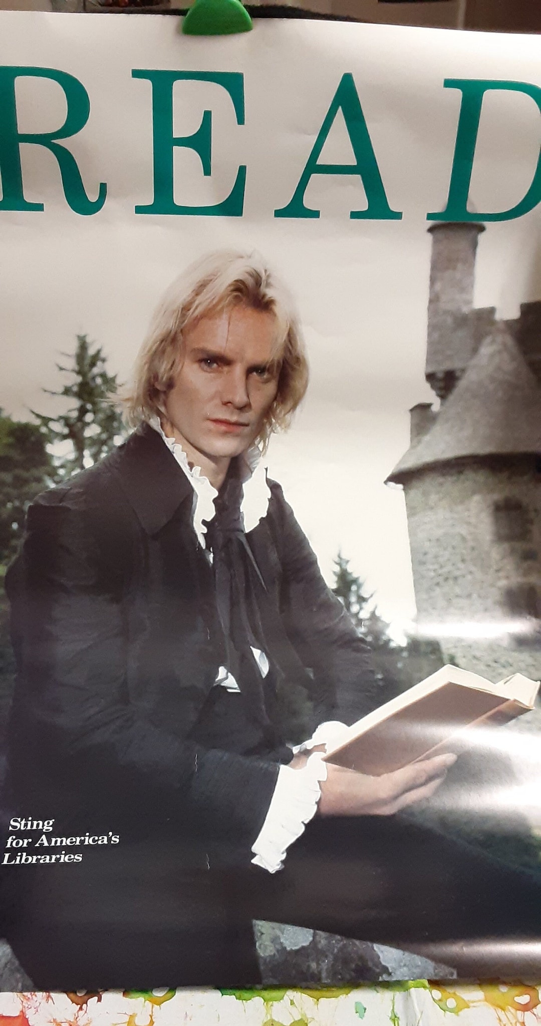 Rare Vintage 1984 ALA READ Poster Featuring Sting of the - Etsy