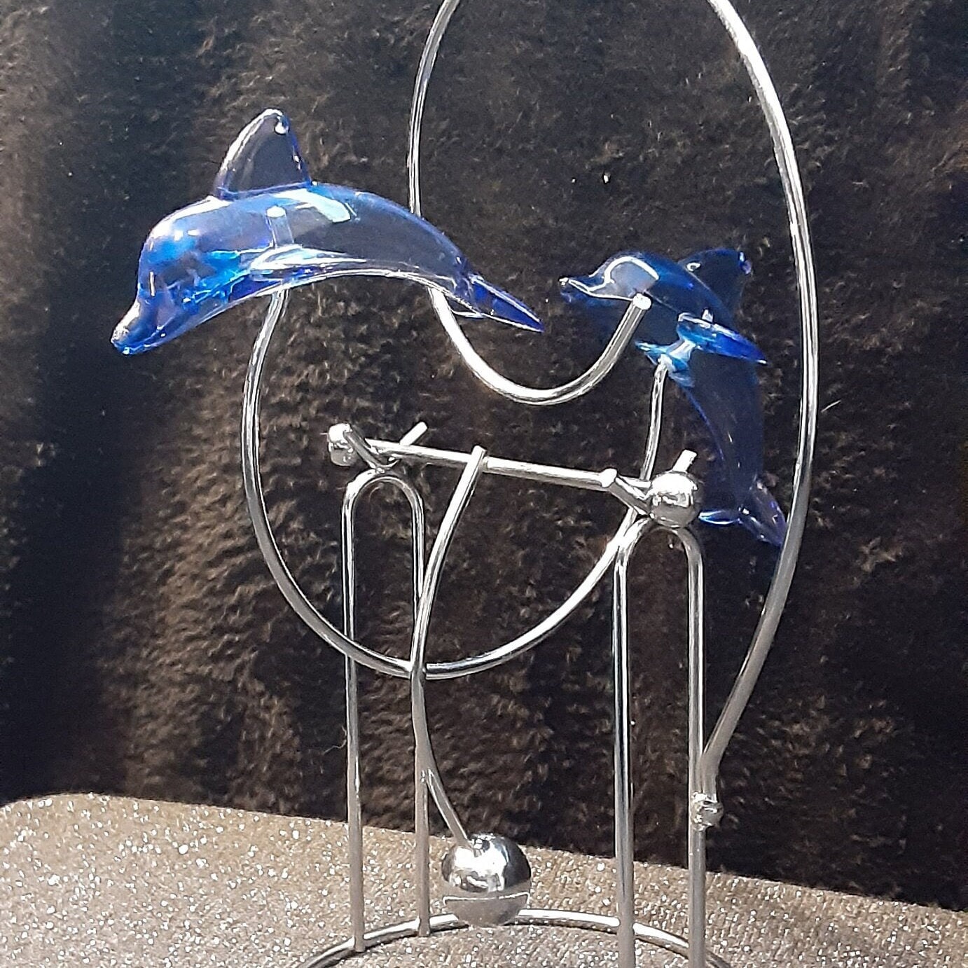 Balancing Dolphin Sculpture Beach and Ocean Decor Playful Moving ...