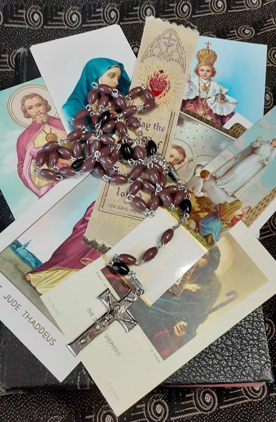 Vintage Prayer Cards, Bookmarks, Rosary and the New Testament Holy ...