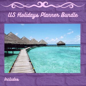 USA Holidays Planner Bundle Printable - Etsy