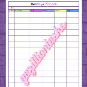 USA Holidays Planner Bundle Printable - Etsy