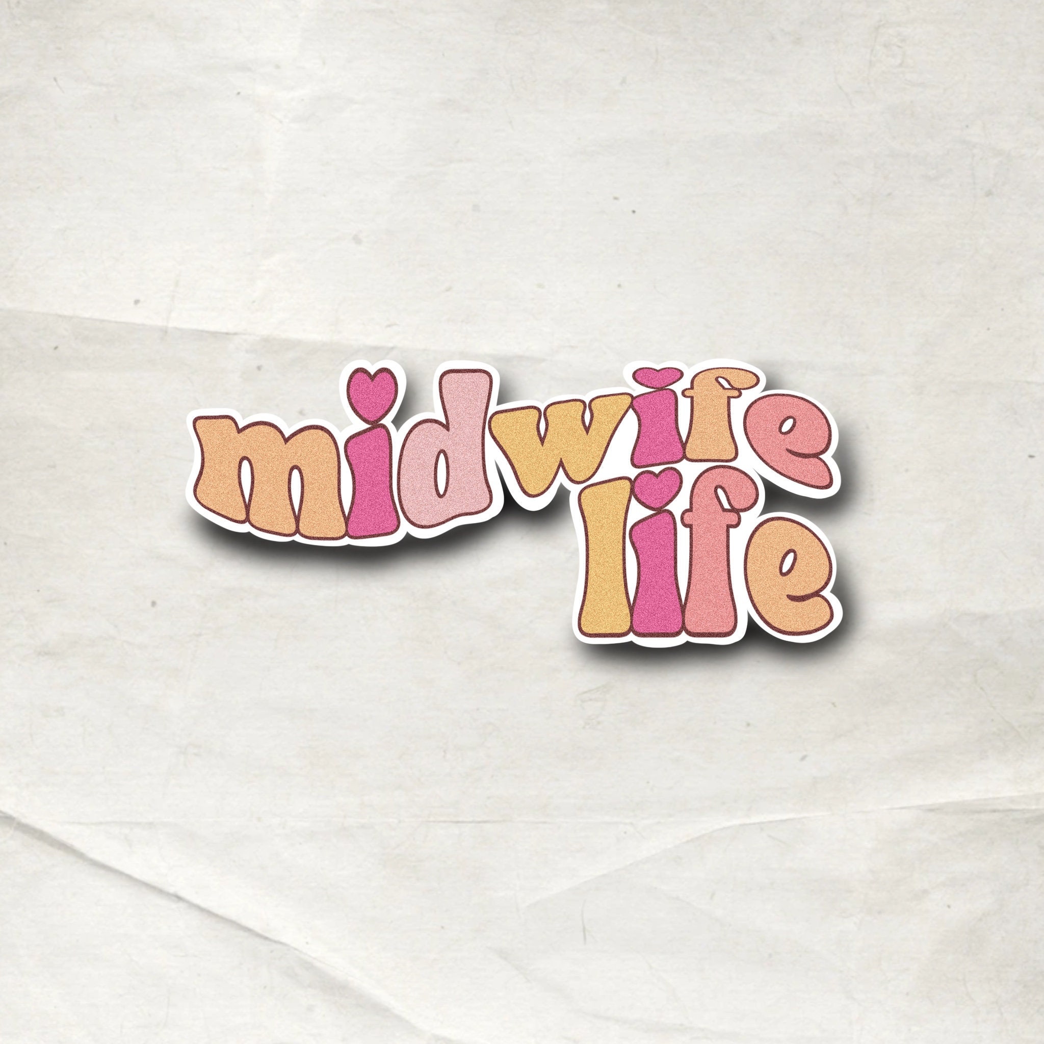 Midwife Life Vinyl Sticker Sticker for Midwife Midwifery Stickers ...