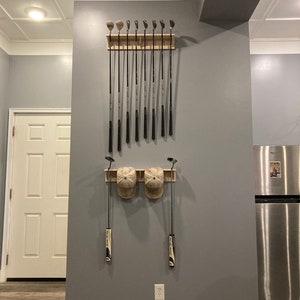 Golf Club Display Rack Shelf 8 Club Holder - Etsy