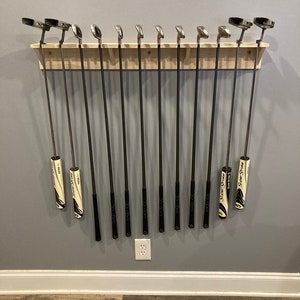 Golf Club Display Rack Shelf 12 Club Holder - Etsy