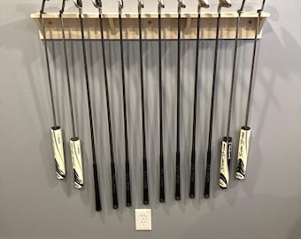 Golf Club Display Rack Shelf 14 Club Holder - Etsy
