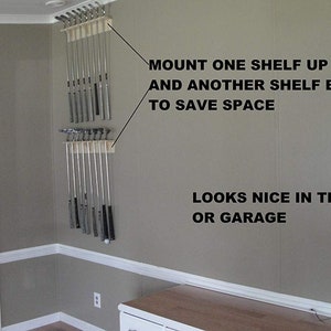 Golf Club Display Rack Shelf 8 Club Holder - Etsy