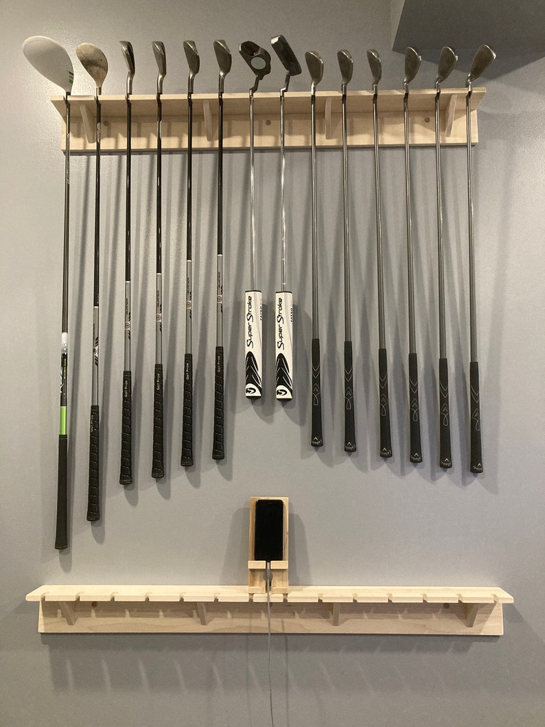 Golf Club Display Rack Shelf 14 Club Holder - Etsy